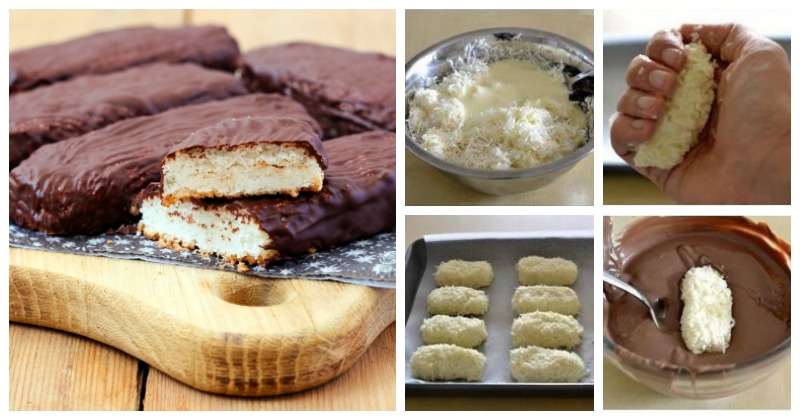 Bounty de casa din numai 3 ingrediente